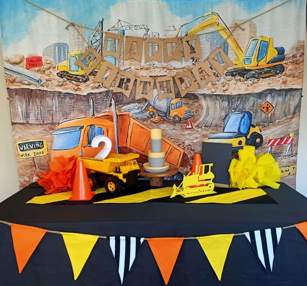 Construction Party Hire Box - The Party Godmother