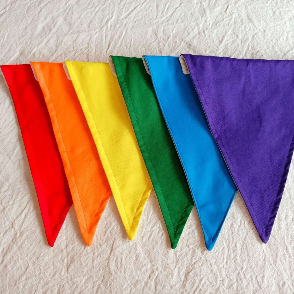Rainbow Bunting - The Party Godmother