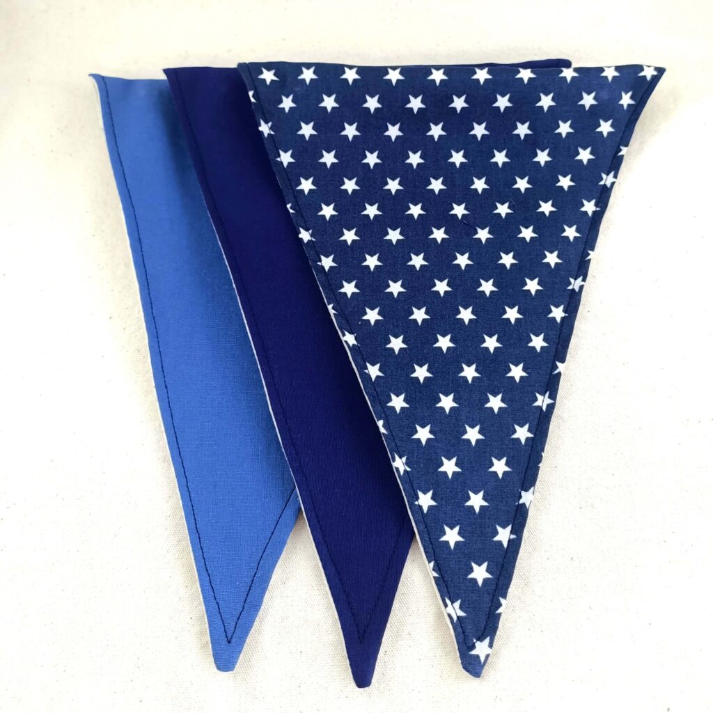 Blue Star Bunting - The Party Godmother