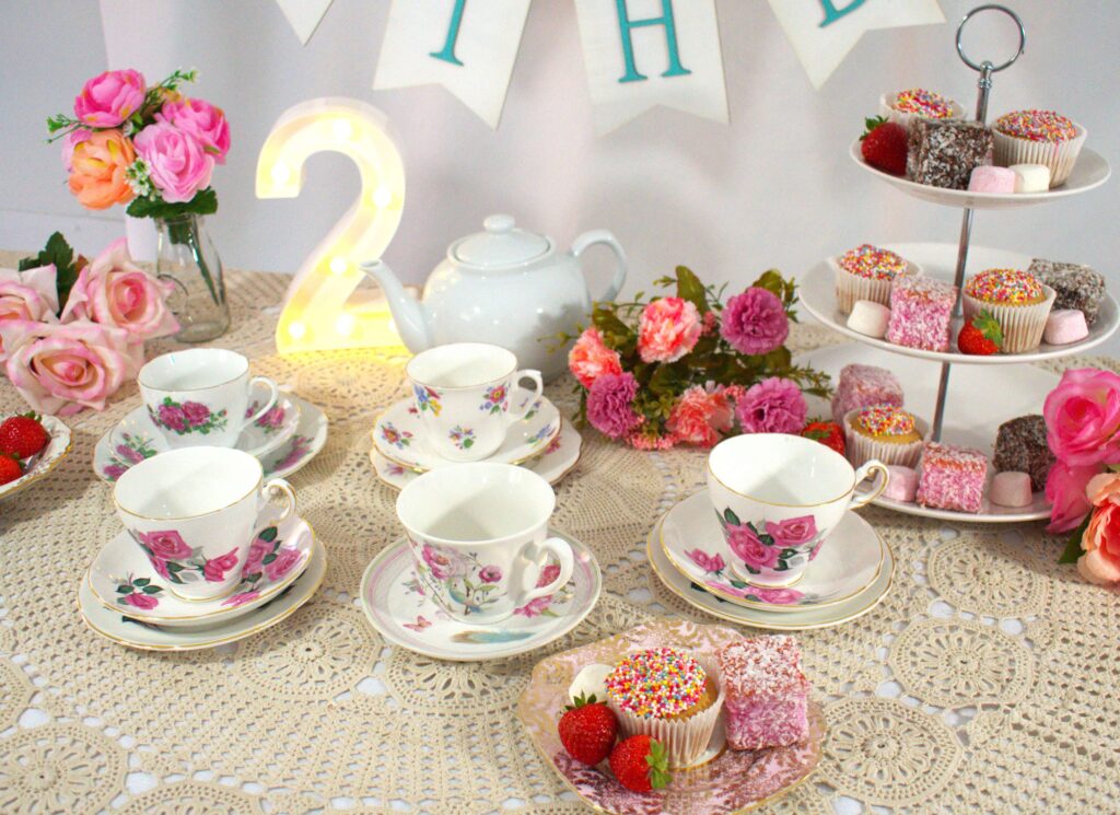 Vintage High Tea Party Hire - The Party Godmother