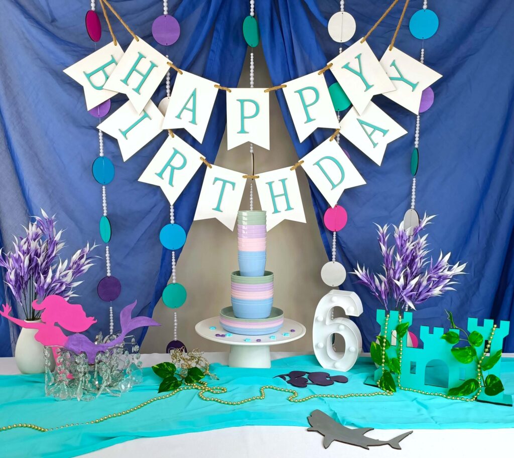 The Mermaid Sea Party Hire Box - The Party Godmother